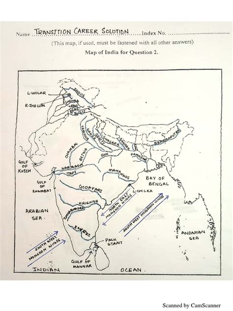 Class 10 Map Work Icse Cbse Pdf
