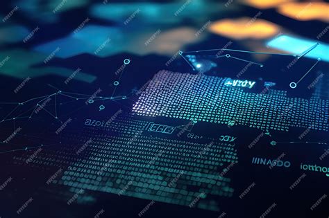 Premium Ai Image Big Data Binary Code Futuristic Information