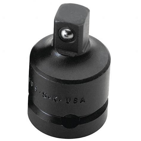 Impact Socket Adapter Black Oxide Output Drive Size 1 2 In Female Grainger