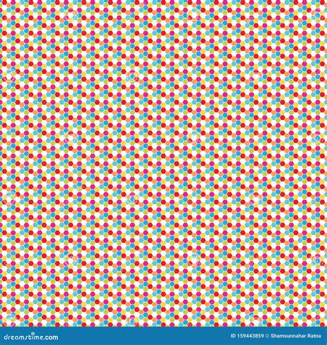 Colorful Seamless Pattern With Bright Colored Rhombus Geometric Background Rainbow Color Stock