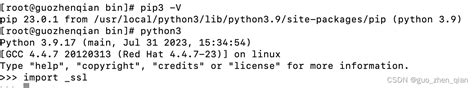 Python3917配置opensslpython3与openssl版本 Csdn博客
