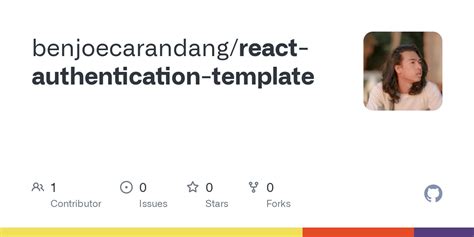 Github Benjoecarandangreact Authentication Template