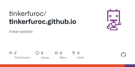 Github Tinkerfuroc Tinker Website