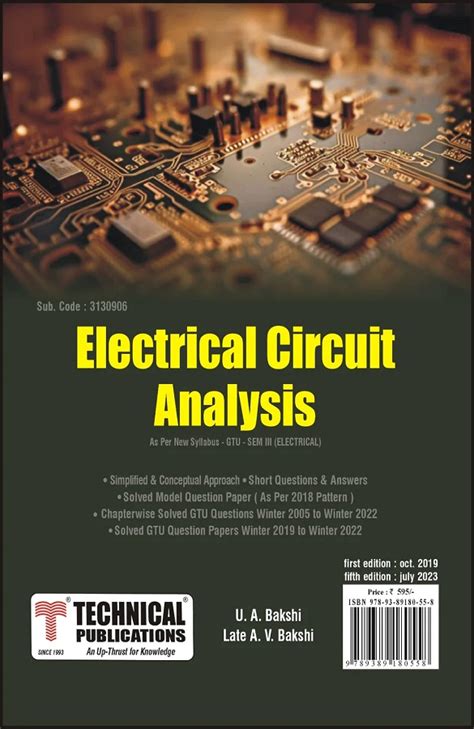 Electrical Circuit Analysis Technical Engineering Book Store Electrical Circuit Analysis Technical Engineering Book Store
