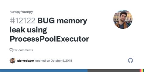 Bug Memory Leak Using Processpoolexecutor · Issue 12122 · Numpynumpy