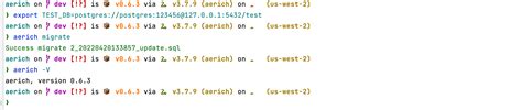 `aerich Migrate` Fails With Version `063` · Issue 238 · Tortoiseaerich · Github