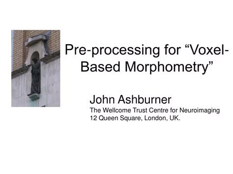 ppt pre processing for “voxel based morphometry” powerpoint