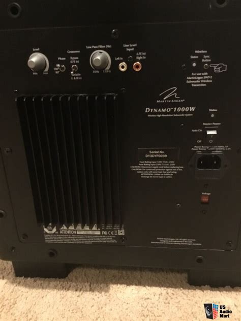 Martin Logan Dynamo 1000w Subwoofer Photo 4789001 Uk Audio Mart