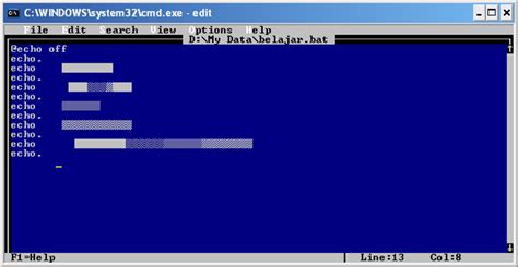 Dasar Pemrograman Shell Dan Batch Pada Windows