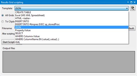 Results Grid Scripter Flexible Template Based Results Grid Scripting