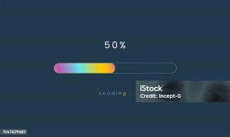 50 레인보우 로딩 바 Luplouad 사용자 인터페이스 다채로운 미래 로딩 기호 로딩 탭 메뉴 Ui 다운로드 진행률 웹 디자인