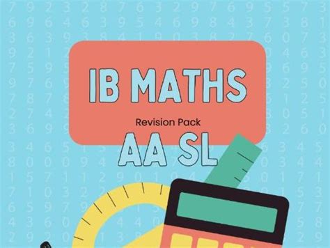 Ib Maths Aa Sl Revision Pack Teaching Resources