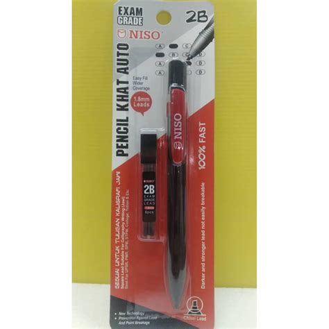 Niso Exam Grade Pen Cil Khat Auto Pencil Hot Shopee Malaysia