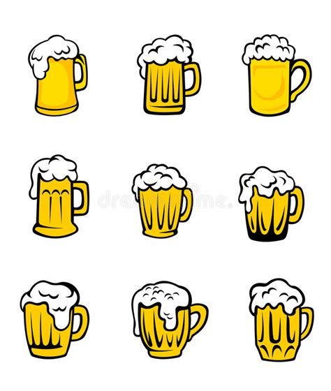 Beer Set Stock Vector Illustration Of Drawn Graphic 56238033
