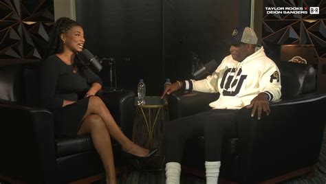 Taylor Rooks Laughs As Deion Sanders Delivers Epic Line During