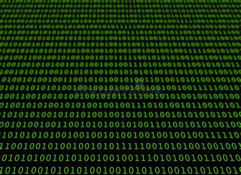 Binary Code Stock Image Image Of White Computer Pixel