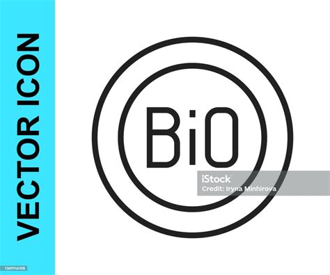 블랙 라인 배너 라벨 태그 흰색 배경에 고립 된 바이오 그린 건강 식품 아이콘에 대한 로고 유기농 제품 건강한 음식 스티커 벡터 0명에 대한 스톡 벡터 아트 및 기타 이미지