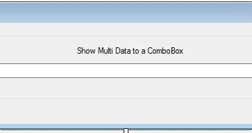 Belajar Vb Net Menampilkan Multiple Columns Combobox Database Mysql Html