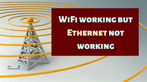 Wifi Working But Ethernet Not Working In Windows 11