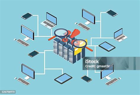 데이터베이스 서버 검색 데이터 3d 제품의 등각투영 디자인식 0명에 대한 스톡 벡터 아트 및 기타 이미지 0명 개념 개념과 주제 Istock