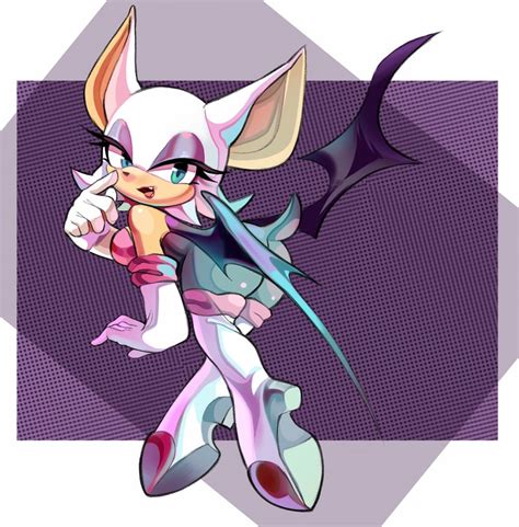 Rouge The Bat Sonic Drawn By Chamiro Danbooru