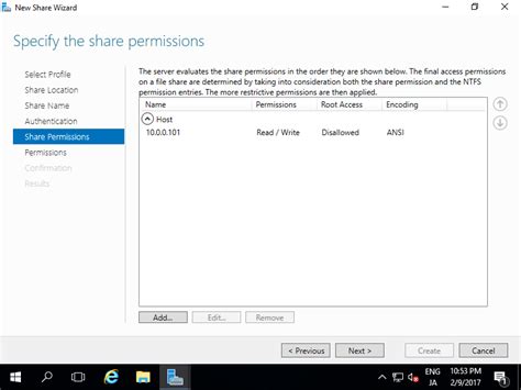 Windows Server 2016 Configure Nfs Shared Folder Server World