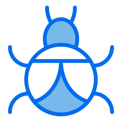 Bug Generic Blue Icon