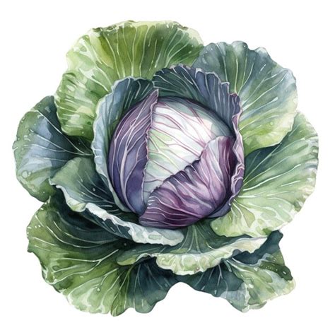 premium vector cabbage vector