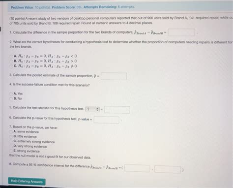 solved problem value 10 points problem score 0