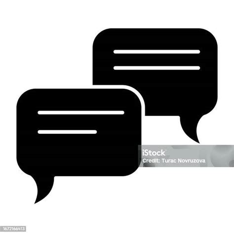 말풍선 단색 아이콘입니다 통신 및 채팅 메시지 팝업 기호 흰색 배경에 문자 모양 픽토그램 비즈니스 토크 사인 모바일 개념 웹 디자인 벡터 그래픽 Brand Name