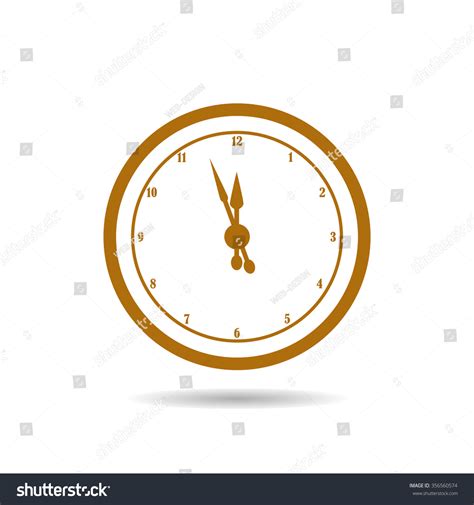 Mechanical Clock Icon Stock Vector Royalty Free Shutterstock