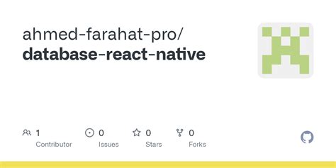 Github Ahmed Farahat Prodatabase React Native