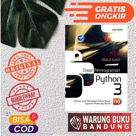 Jual Buku Dasar Pemrograman Python 3 Abdul Kadir Shopee Indonesia