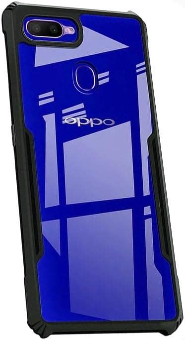 Coberta Back Cover For Oppo A S Back Cover Case Black Transparent Amazon In Electronics