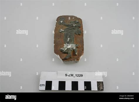 Gypsum Molding Of A Relief With A Dancing Woman With Cymbals In Her