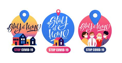 집에서 머물 자기 쿼린 시간에 대한 레터링 홈 오피스 손으로 그린 동기 부여 카드 디자인 빈티지 스타일입니다 벡터 그림입니다 코로나 바이러스 문자 보호 배너입니다 전염병