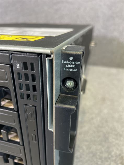 Hp Bladesystem C3000 Chassis Switch And Servers Ps Auction We