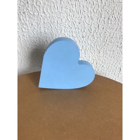 CoraÇÃo Mdf Azul Candy