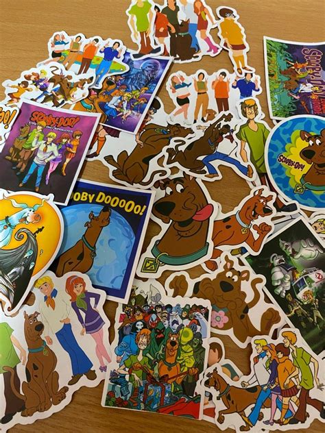 Scooby Doo Laptop Stickers Hobbies And Toys Toys And Games On Carousell