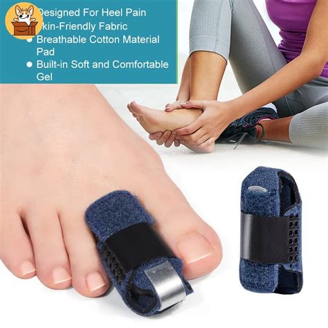Toe Splint Fracture Sprain Joint Immobilization Pain Relief Finger Support Camel Toe Care
