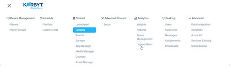 Creating And Managing Layouts Korbyt Knowledge Base