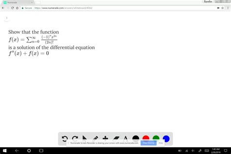 solved prove that the linear differential operator l d d x acting on the space of continuous