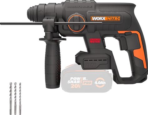 Worx Nitro 18v 20v Max Cordless Impact Drill Powershare Brushless