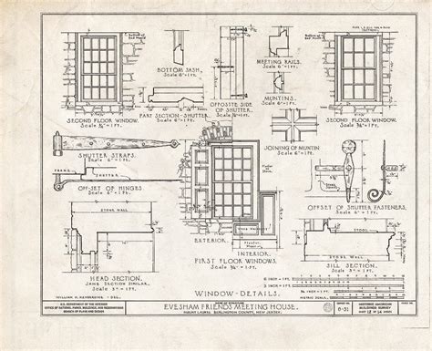 Historic Pictoric Blueprint Habs Nj3 Moula1 Sheet 12 Of 14 Ev