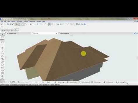 ArchiCAD Tutorial Roof Modeling In ArchiCAD And Above YouTube