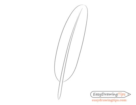 How To Draw A Feather Step By Step Easydrawingtips