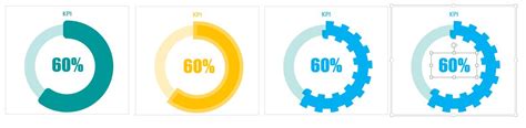 Stylish Doughnut Charts In Excel Pk An Excel Expert