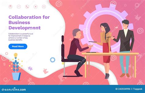 collaboration business development concept planning conference people work with presentation