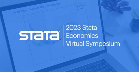Statacorp Llc On Linkedin 2023 Stata Economics Virtual Symposium