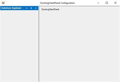 Docking Client Panel In Winforms Docking Manager Syncfusion®